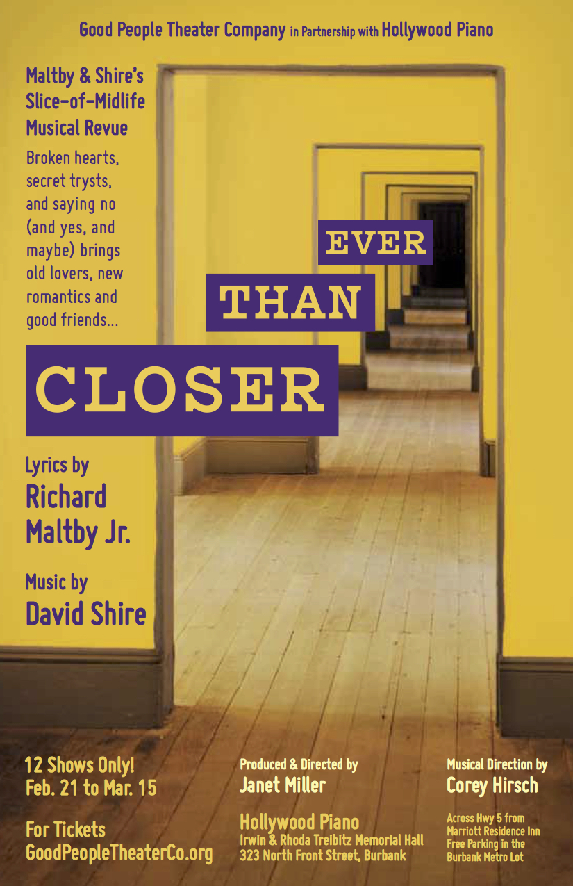 Closer Than Ever - Good People Theater Company